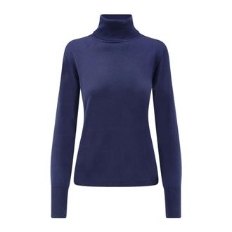 Aspesi 3983 Col roul&eacute; - Femme - Pulls - Bleu - Taille: 38 FR