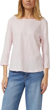 s.Oliver Shirt mit Flammgarnstruktur und 3/4-&Auml;rmeln