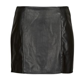 Only ONLLENI FAUX LEATHER SLIT SKIRT PNT