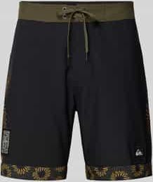 Quiksilver Regular Fit Shorts mit Logo-Patch Modell Nomad