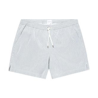 Sunspel Fine Stripe Swimshort - - Swimwear - Herren - Blau - S
