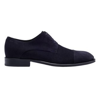 HUGO BOSS Herren Schn&uuml;rschuhe Derrek, Leder (Dunkelblau)