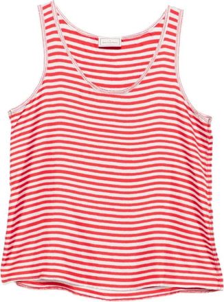 Pierre-Louis Mascia Femme, Tops, Rouge, Taille: 40 FR Haut sans Manches Ray&eacute;