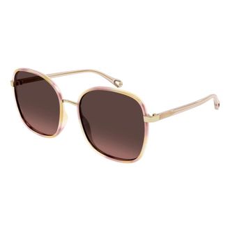 Chlo&eacute; Stylische Sonnenbrille - - Accessories - Damen - Braun - 56 MM