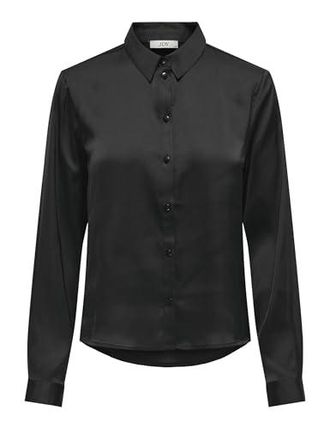 Jacqueline de Yong Jdyfifi Life L/S WVN Noos T-Shirt Court pour Femme, Noir, 40