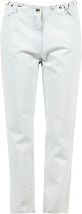 Patrizia Pepe Pantalon Mom Fit - Femme - Pantalons - Bleu - Taille: W30