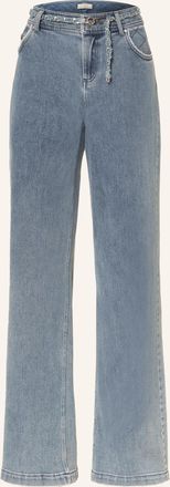 IVI Collection Ivi Collection Wide Leg Jeans blau