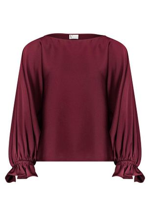 Vera Mont Satinbluse Damen mit Fledermaus&auml;rmeln