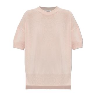 Jil Sander Loose-fit Cashmere Top - - Knitwear - Damen - Rosa - S