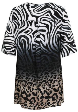 Doris Streich Blusentop mit Animalprint