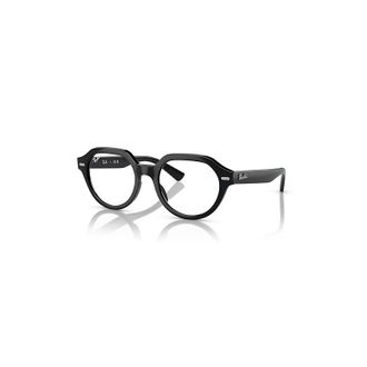Ray-Ban Gina Optics Schwarz Fassung Klar Glas Polarisiert 49-20