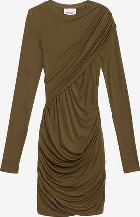 Isabel Marant Robe Denise - Femme - Kaki - Taille 34 - Marant Étoile