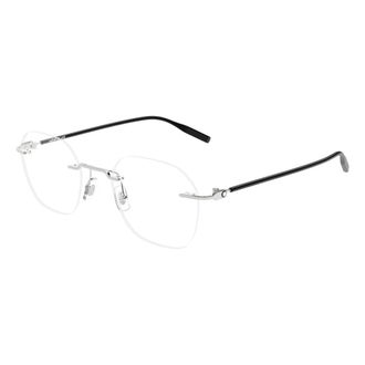 Montblanc Montblanc - Monture Optique - Homme - Accessoires - Gris - Taille: 54 MM