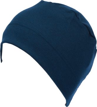 Trigema Damen 502006 Beanie Mütze, saphir-melange, 50 EU