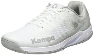 Kempa Femme Wing 2.0 Damen Handballschuhe, Blanc Gris Froid, 42.5 EU