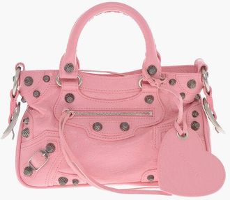 Balenciaga Crinkled Leather LE CAGOLE XS Shoulder Bag with Metal Detail Gr&ouml;&szlig;e Uni