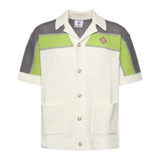 Casablanca Crochet Shirt - - Shirts - Herren - Mehrfarbig - XL