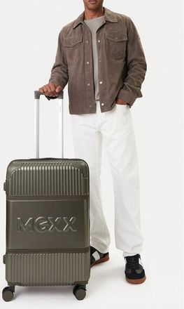 Mexx Mittlerer Koffer CEO-MEXX-037-M-SILVER Silberfarben