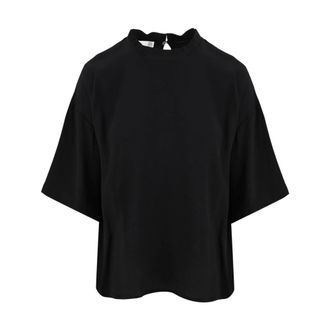 Douuod Stilvolle T-Shirts und Polos f&uuml;r Frauen - - Blouses & Shirts - Damen - Schwarzk - S