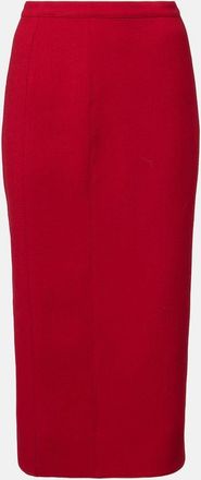 MUGLER re/edit High-Rise-Bleistiftrock aus Schurwolle