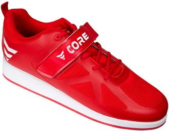 CORE Nordcore Gewichtheberschuhe für Herren und Damen - Powerlifting, Weightlifting, Bodybuilding, Squat, Kreuzheben - Rot 44 EU