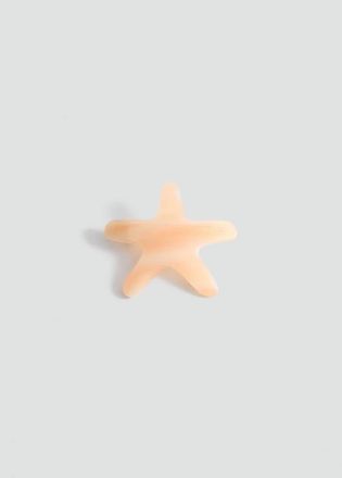 Mango Pince &agrave; cheveux &eacute;toile beige - Femme - Taille unique - MANGO
