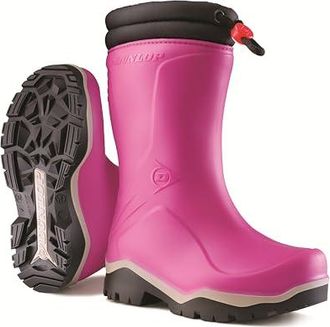 Dunlop Protective Footwear Kids Blizzard, Bottes & bottines de Pluie mixte enfant, Rose (Pink Pink), 28 EU (10)