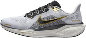 Nike Nike Chaussures de course Pegasus 41 pour homme, Blanc/doré métallique/gris fumé clair/noir, 45 EU