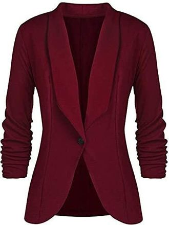 Generic Vestes de sport &agrave; manches longues pour femme 2026, bordeaux, 3XL