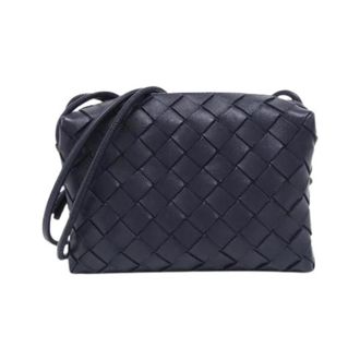 Bottega Veneta Pre-owned Leder Schultertasche - - Pre-owned - Damen - Blau - ONE SIZE