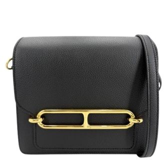Herm&egrave;s Pre-owned Cuir sacs-ports-paule - Femme - Pre-owned - Noir - Taille: ONE Size