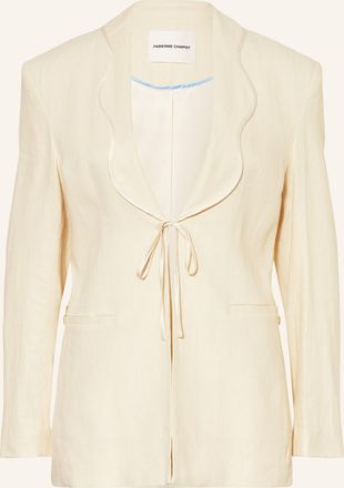 Fabienne Chapot Blazer Millor Mit Leinen weiss