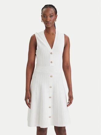 Guess Strickkleid W6GK53 Z0658 Wei&szlig; Regular Fit