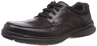 Clarks Homme Cotrell Edge Derbys, Noir (Blk SmoothLea), 39.5 EU
