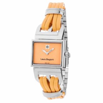 Laura Biagiotti Femme, Accessoires, Gris, Taille: ONE Size Montre Femme Acier Inoxydable Argent