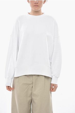 Palm Angels Brushed Cotton Crewneck Sweatshirt CLASSIC LOGO size M