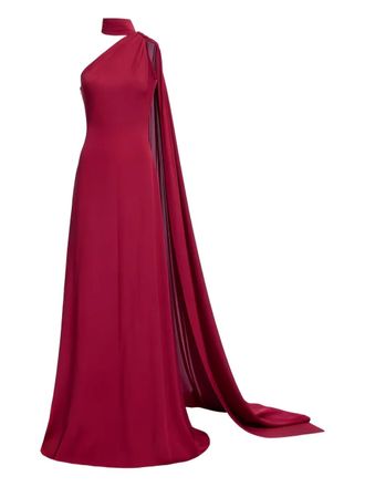 Elie Saab Asymmetrisches Maxikleid - Rot