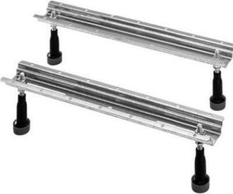Duravit Fu&szlig;gestell f&uuml;r Bade- und Duschwannen, Seitenl&auml;nge gr&ouml;&szlig;er als 1000mm, H&ouml;he 130-210mm, 2 St&uuml;ck - Duravit