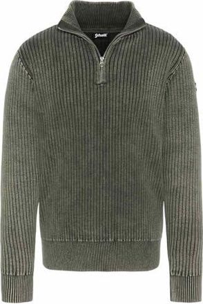 Schott NYC PLKARTER2 Pull, Kaki foncé, XXXL Homme