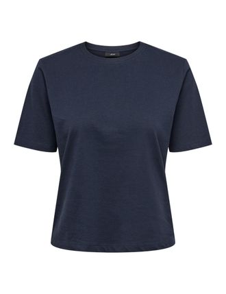 Jacqueline de Yong JdY Damen Jdyrex S/S Top JRS Noos, Sky Captain, X-Small