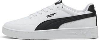 Puma Sneakers Court Classic Clean Unisexe, Chaussures, Blanc, 35.5