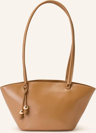 Seidenfelt Manufaktur Schultertasche Arvaja Tulip Medium braun