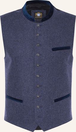 Hammerschmid Hammerschmid Trachtenweste Manuel Extra Slim Fit blau