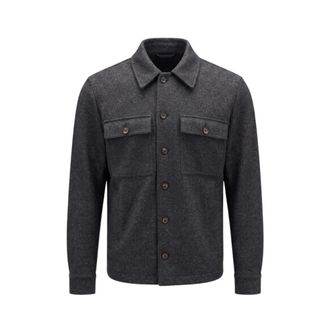 Moncler Veste Chemise - Homme - Vestes - Gris - Taille: M