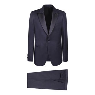Lardini Einreiher Anzug - - Suits - Herren - Blau - S