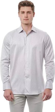 Bagutta Homme, Chemises, Blanc, Taille: XL Cotton Shirt
