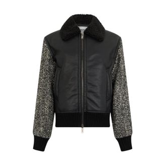 Iceberg Jacke aus Eco-Montone mit Logo-Detail - - Jackets - Damen - Schwarzk - S