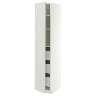 IKEA METOD / MAXIMERA Hochschrank m Schubladen