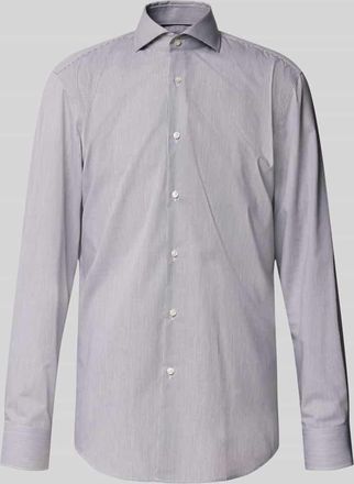 HUGO BOSS Slim Fit Businesshemd aus reiner Baumwolle Modell HANK
