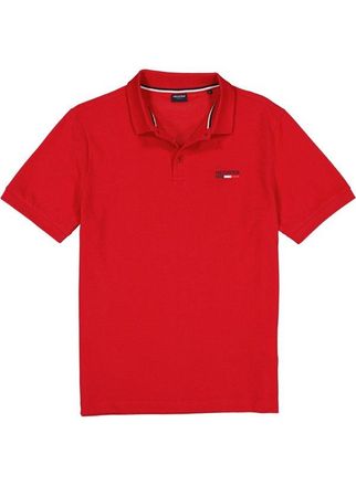 Daniel Hechter Herren Polo-Shirt rot Baumwoll-Piqué